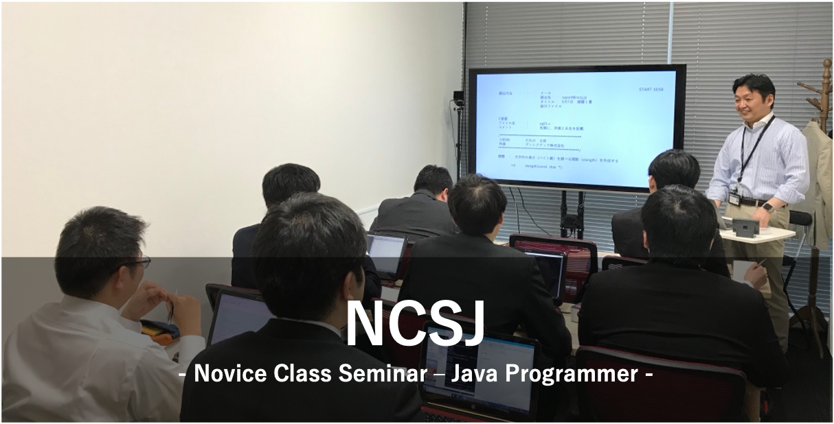 NCSJ : Novice Class Seminar for Java Programmer.